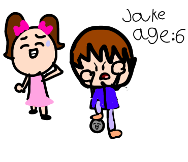 Jake in Gacha life (with Jessie) - ibisPaint