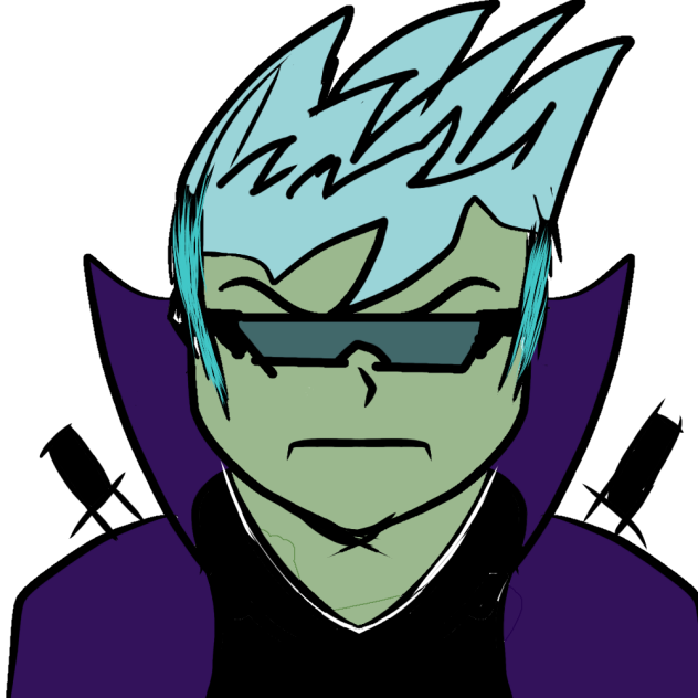 Blue BLADE - ibisPaint