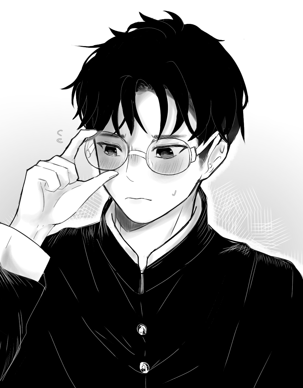 Blushing okarun - ibisPaint