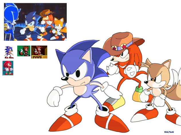 sonic ova but with their beta sprites - ibisPaint