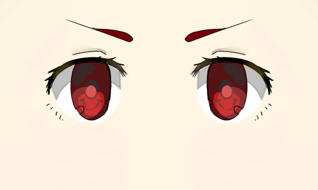 red eyes - ibisPaint