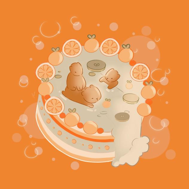 Capybara Cake - ibisPaint