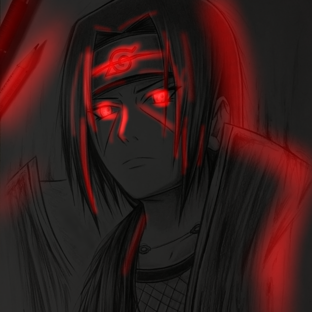 Itachi[Glow art] - ibisPaint