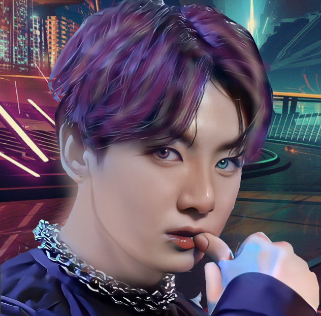 Jungkook soft neon edit - ibisPaint