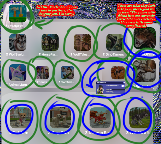 What the games look like - ibisPaint