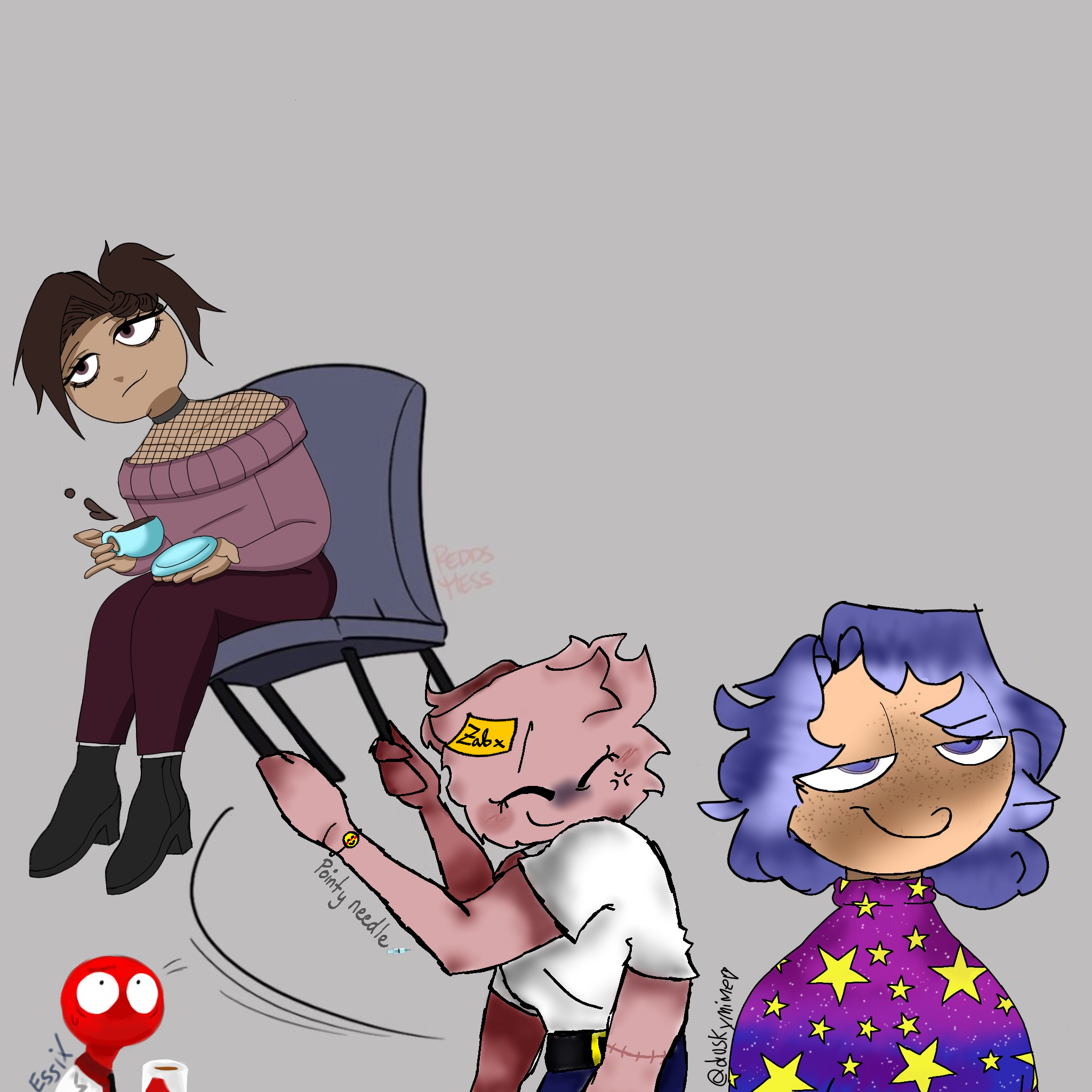 first collaboration!! (kinda) - ibisPaint