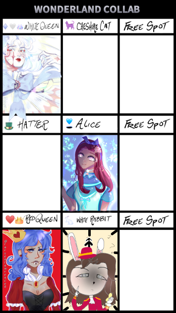 Alice in WonderLand Collab - ibisPaint