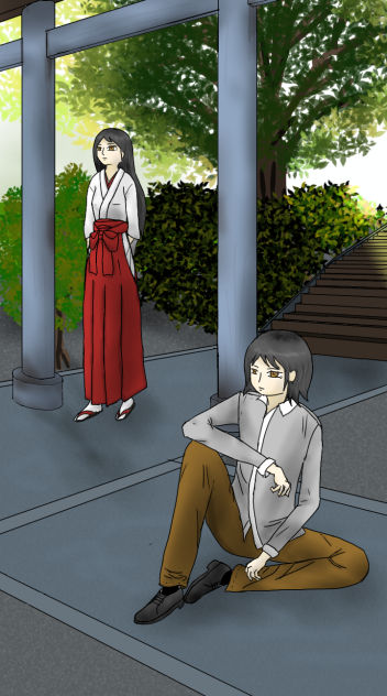 作品05(神社にて) - ibisPaint