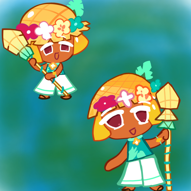 Recreation of mango cookie - ibisPaint