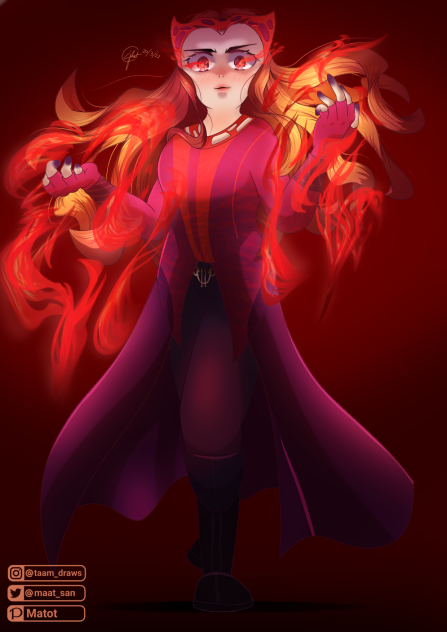 scarlet witch - ibisPaint