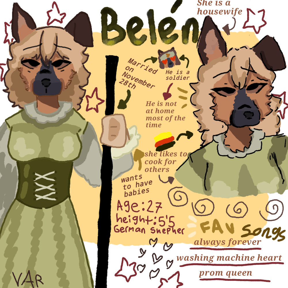 belen the German Shepherd - ibisPaint