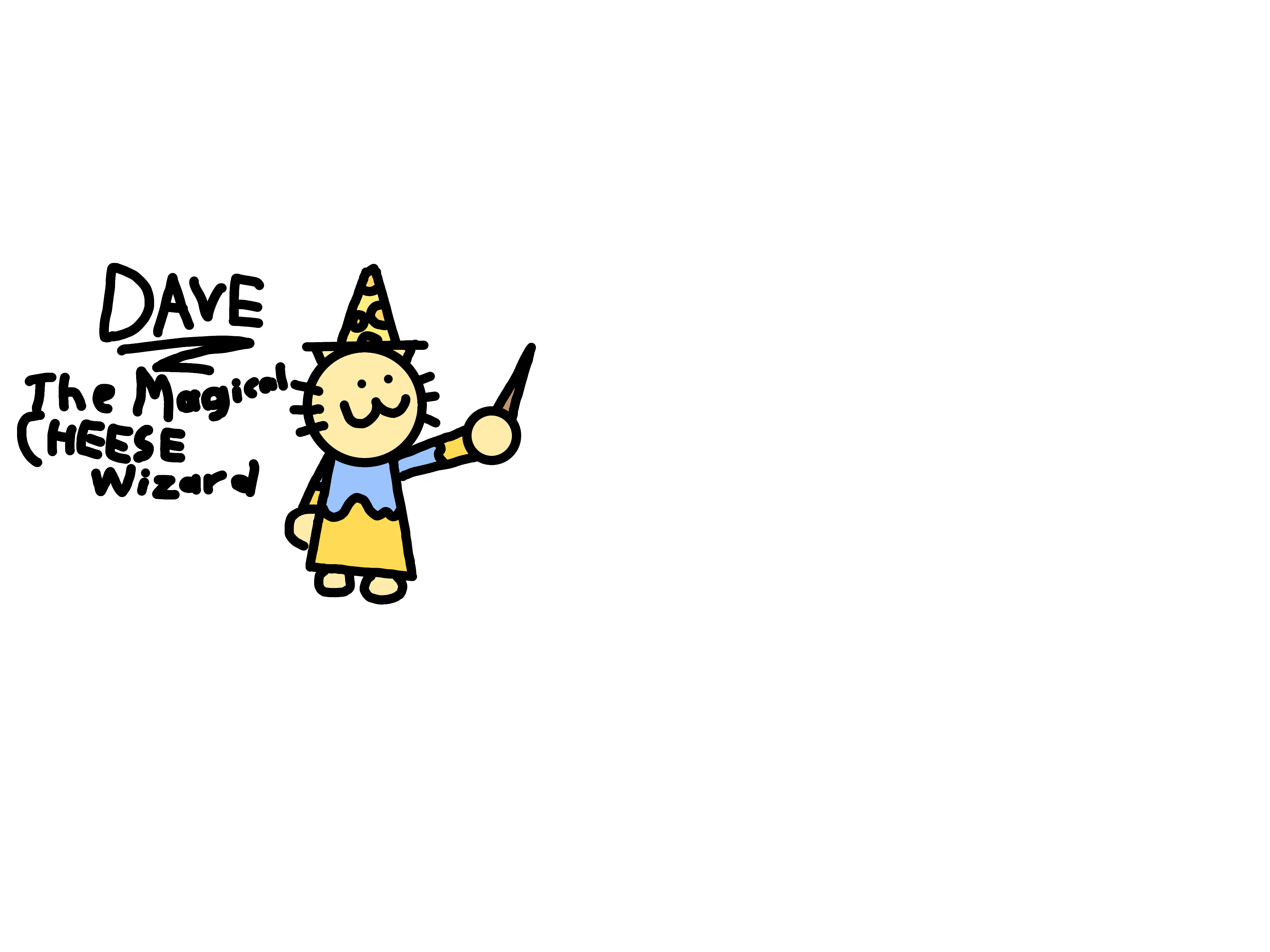 Dave the Magical Cheese Wizard - ibisPaint