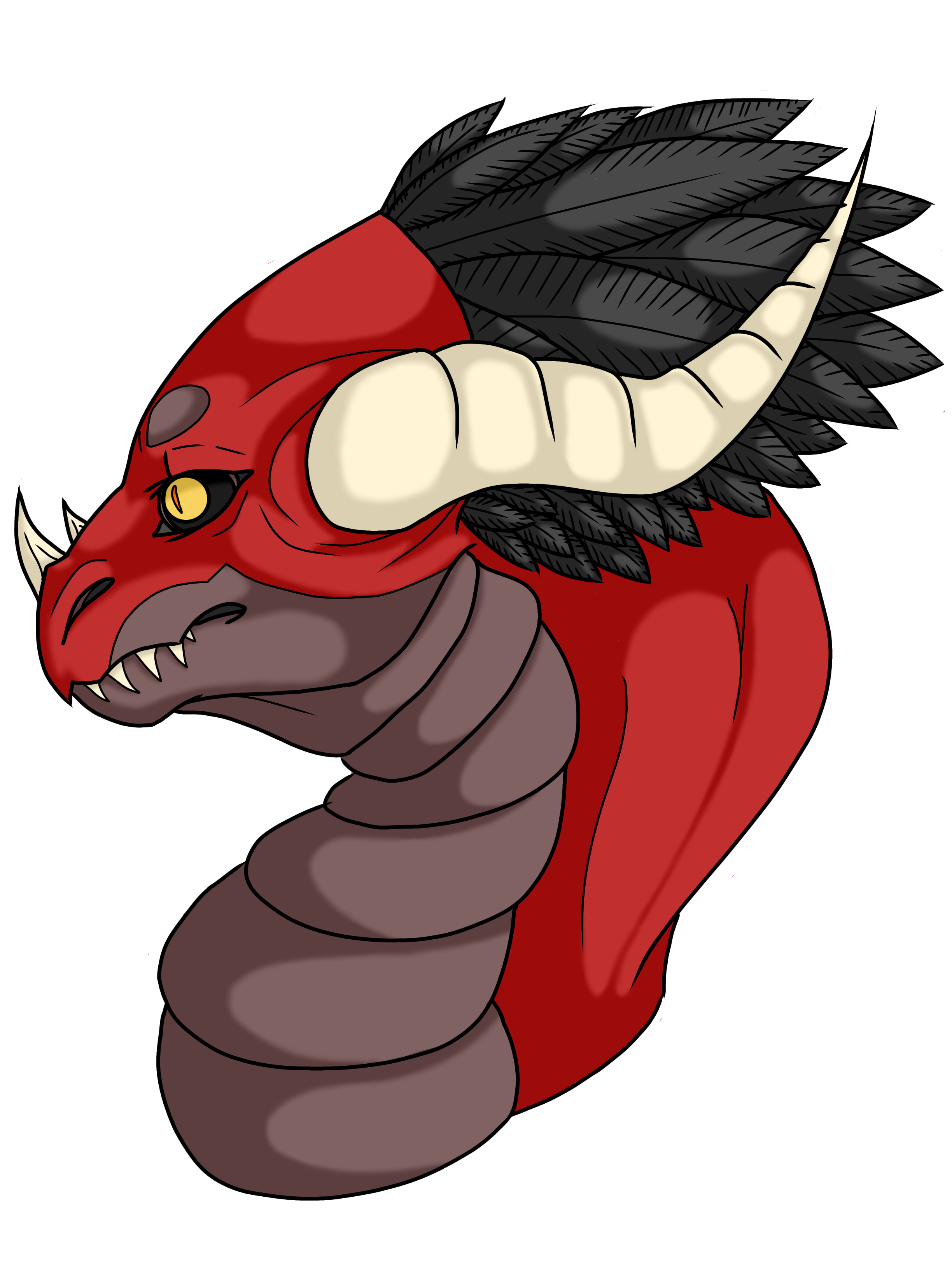 Dragon Bust - ibisPaint