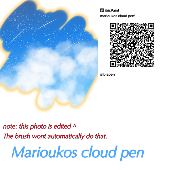 My cloud pen! - ibisPaint