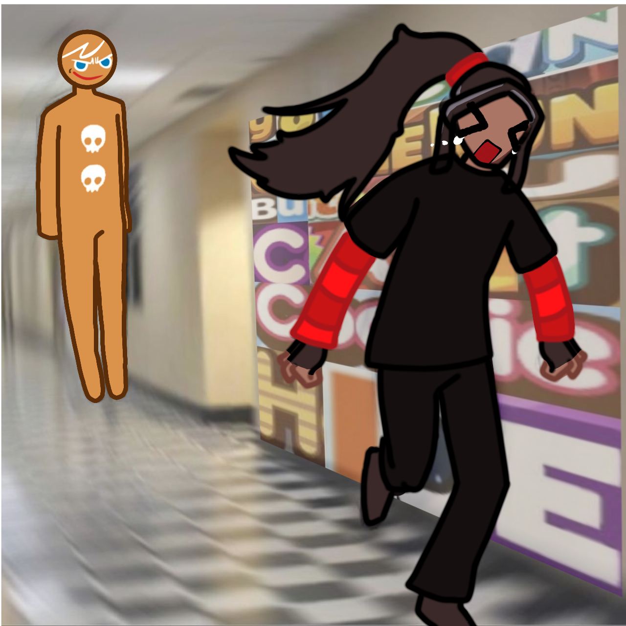 GINGERBALLS STOP CHASING ME ‼️‼️‼️😭😭 - ibisPaint