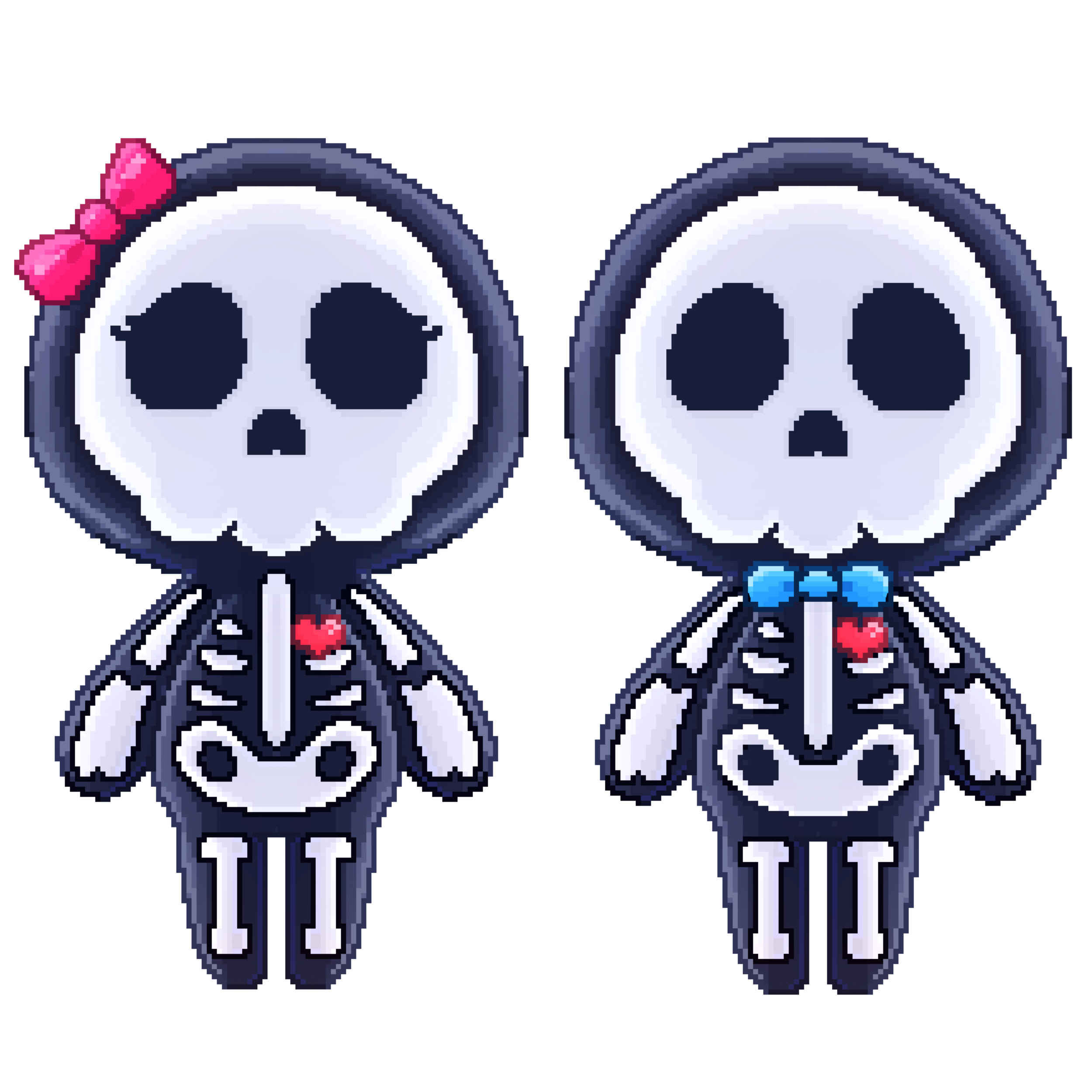 skeleton costume (pixel) a - ibisPaint
