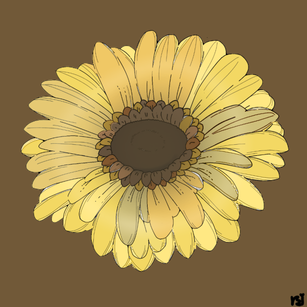 Sun flower - ibisPaint