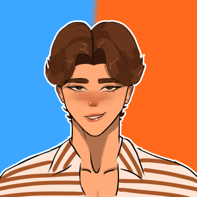 Meet Thomas! 💙🧡 - ibisPaint