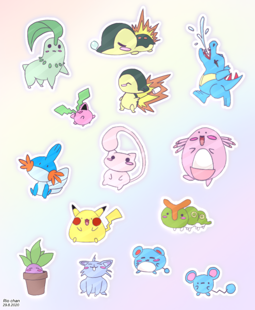 Pokemon stickers2 - ibisPaint