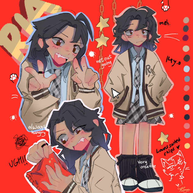 Ria OC reference - ibisPaint