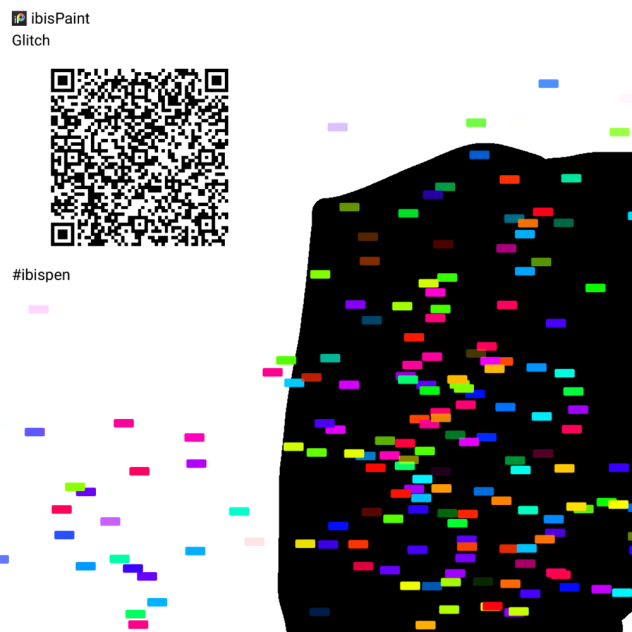 glitchy pen - ibisPaint