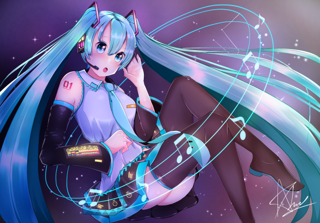 Hatsune Miku 01 - ibisPaint