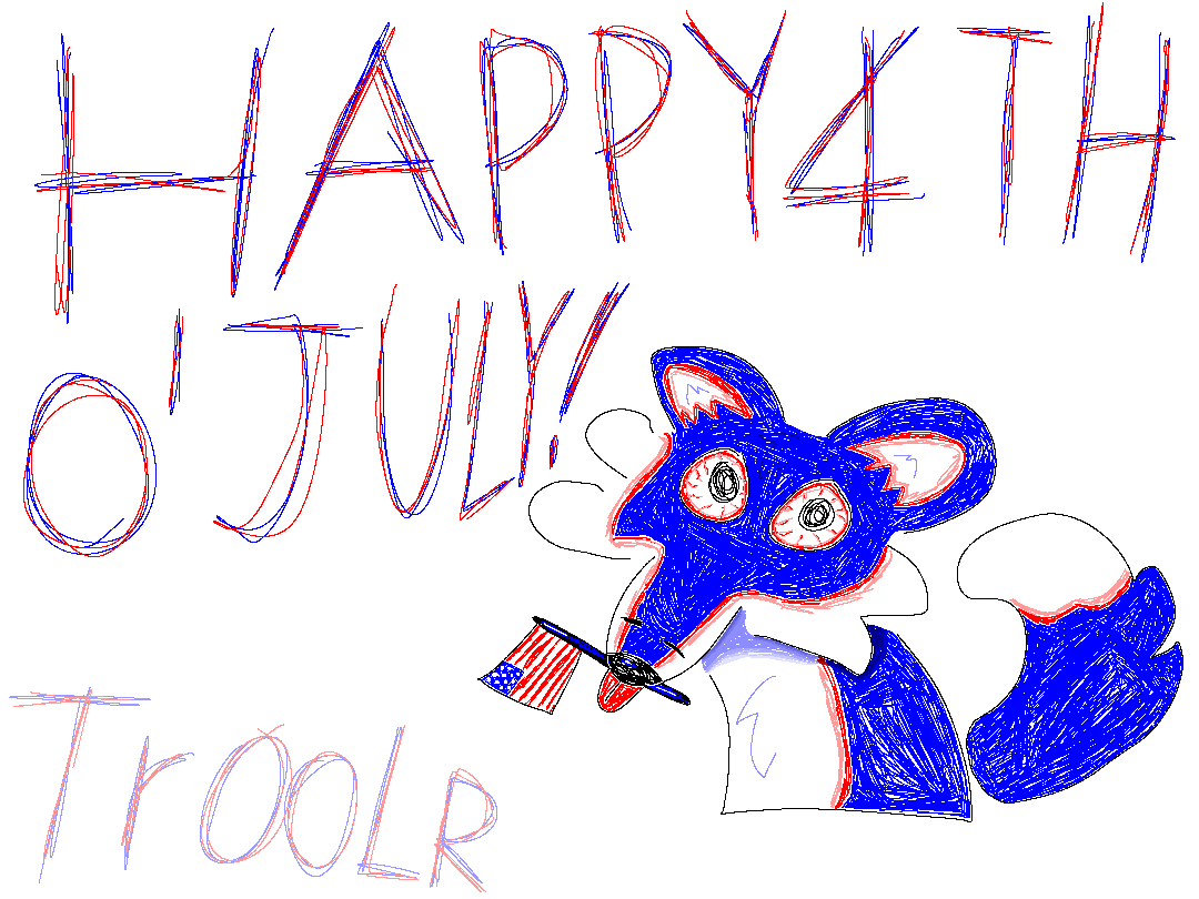 HAPPY 4TH O' JULY! - ibisPaint