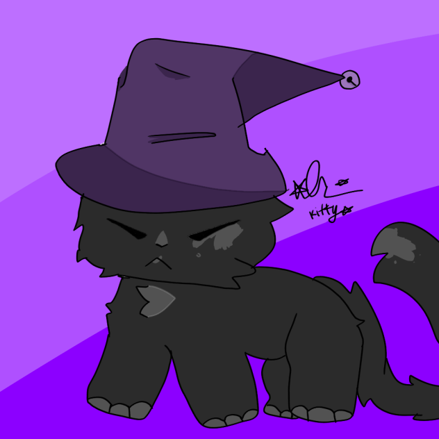 wizard kitty, #1 sudden appearance - ibisPaint