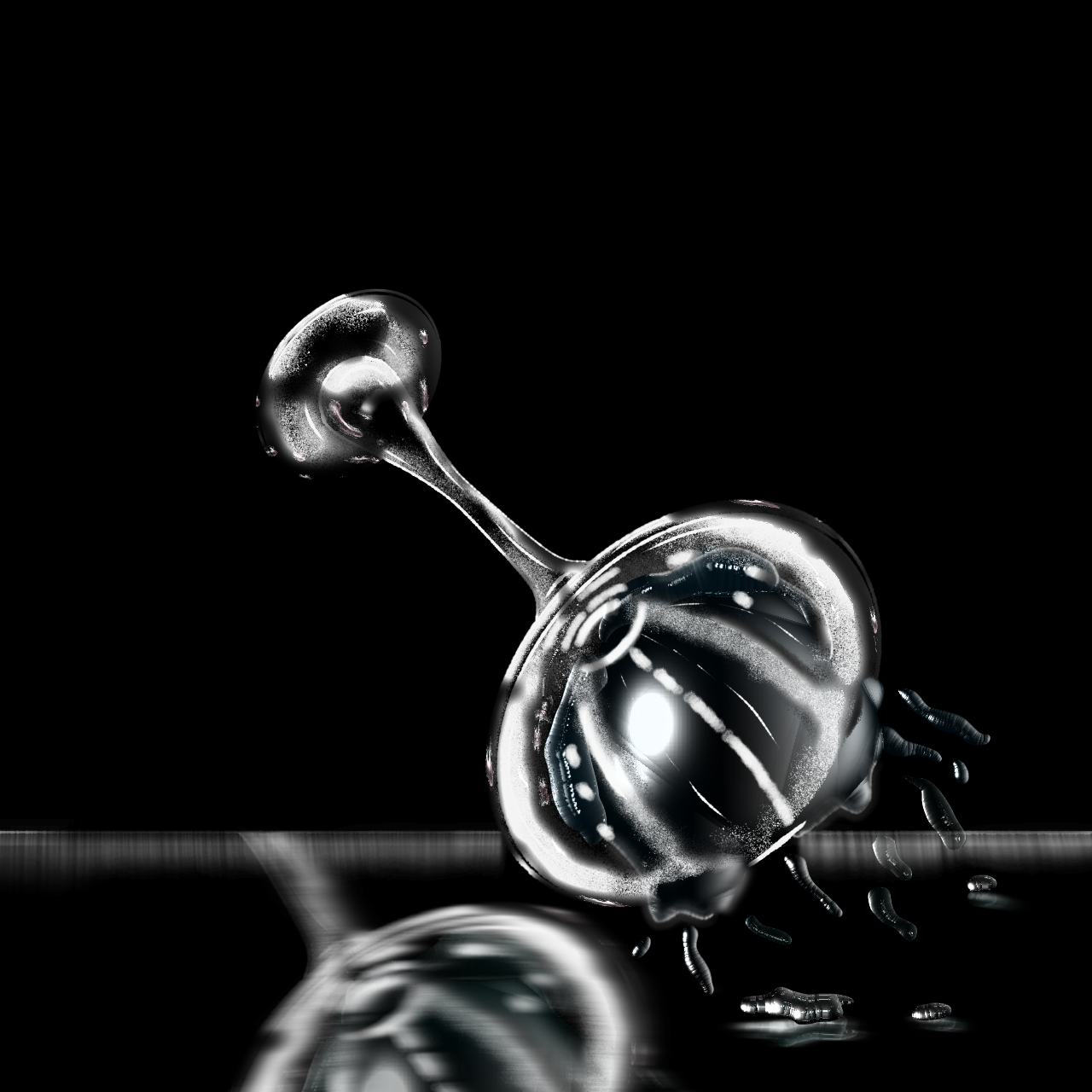 Spilling point of w@ter - ibisPaint