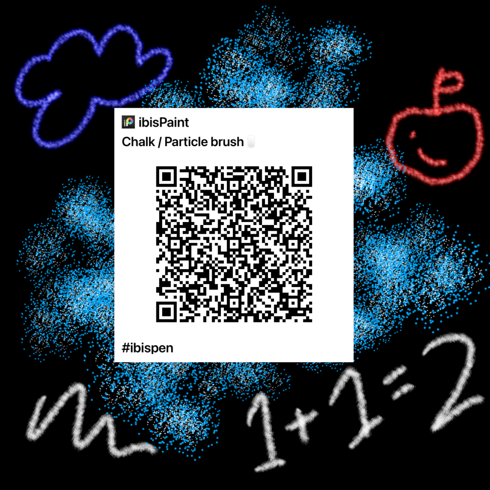 Chalk or particle brush - ibisPaint