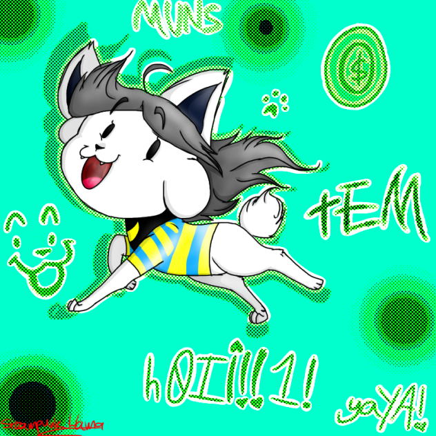 Undertale Temmie speedpaint - ibisPaint