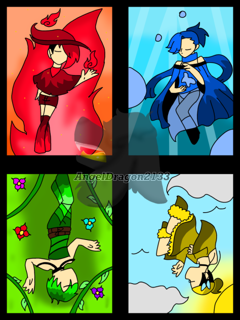 The Godly Quadruplets - Elements - ibisPaint