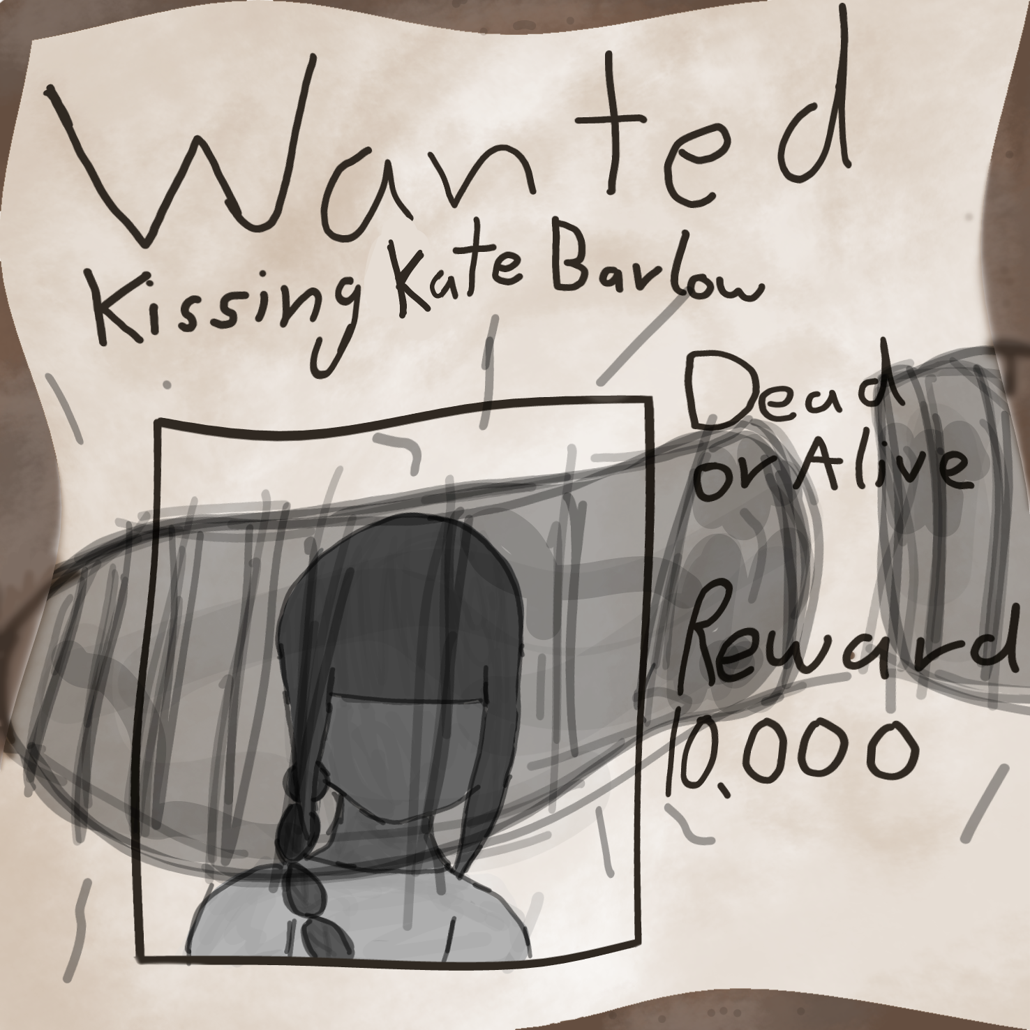 Wanted. Kissing Kate Barlow - ibisPaint