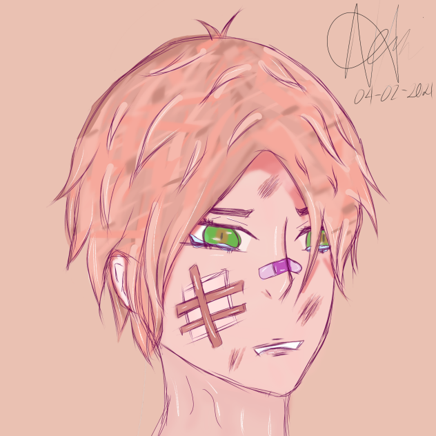 春木淳 (Haruki Jung) (OC#2) - ibisPaint