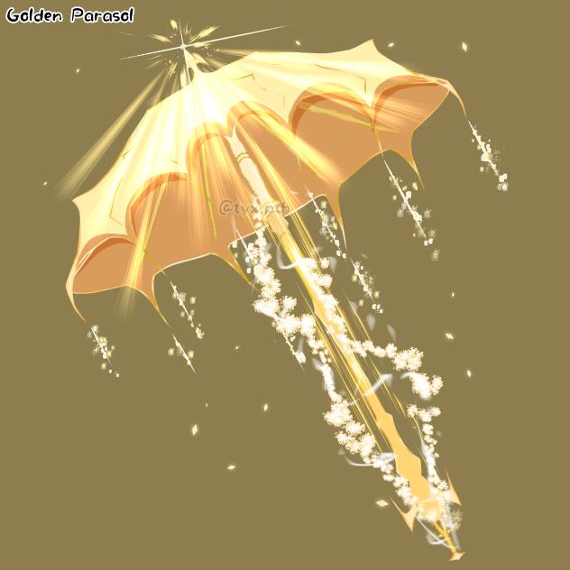 Golden Parasol - ibisPaint