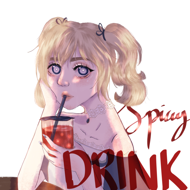 spicy drink - ibisPaint