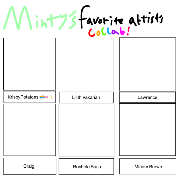 Minty's favorite artists collab! - ibisPaint