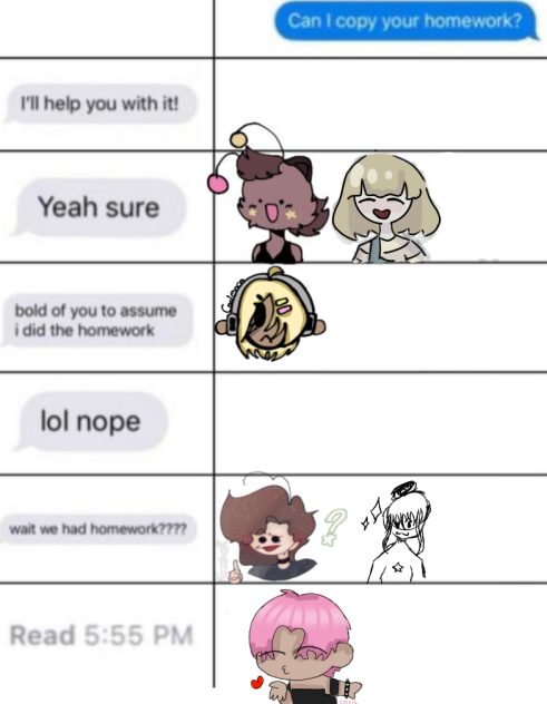 HOMEWORK COLLAB! - ibisPaint