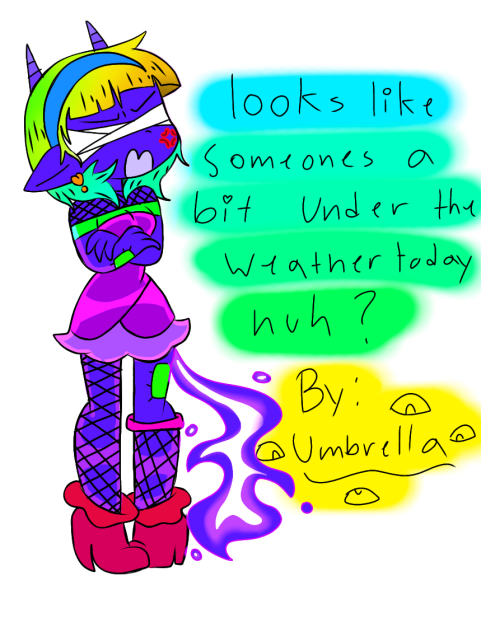 something umbrella said idk - ibisPaint