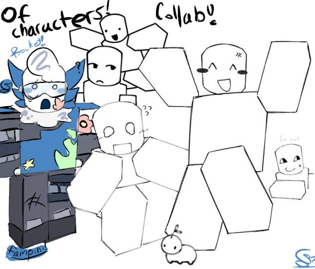 Collab of characters! - ibisPaint