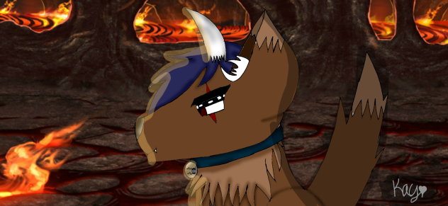 Demon wolf - ibisPaint