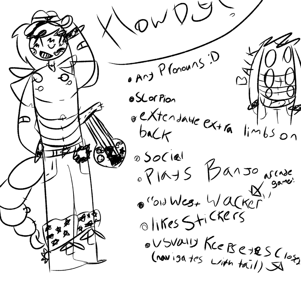 Security breach oc! ( not colored yet) - ibisPaint