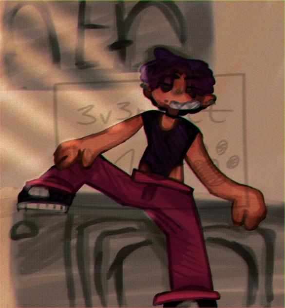 DAMIEN ! (rendered ver) - ibisPaint