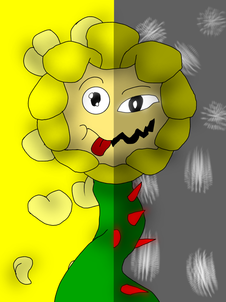 Floweys Split Personality - ibisPaint