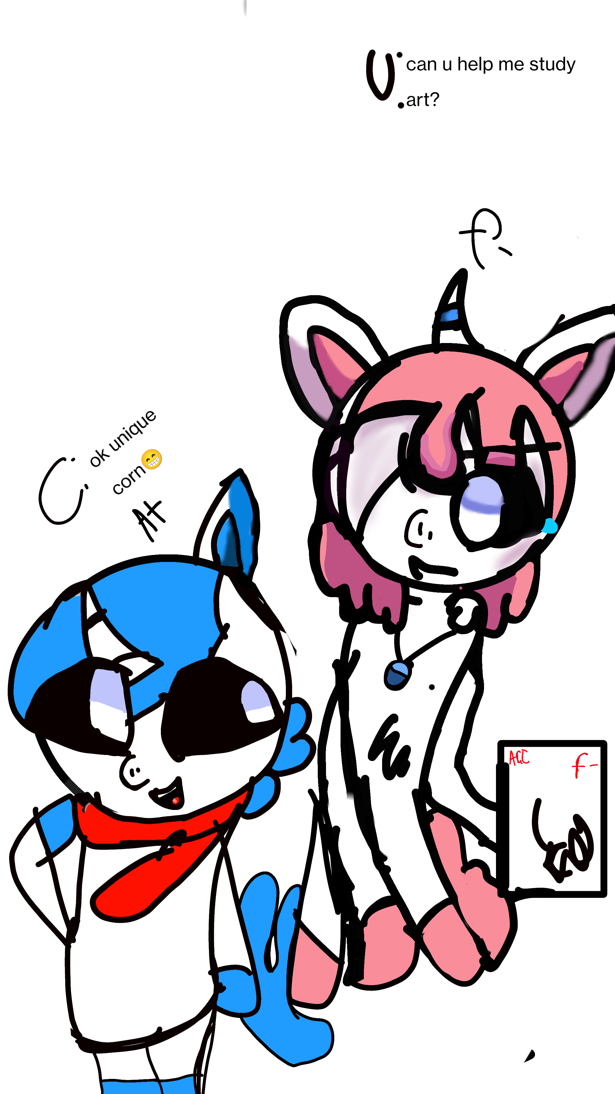 uniquecorn meets craftycorn - ibisPaint