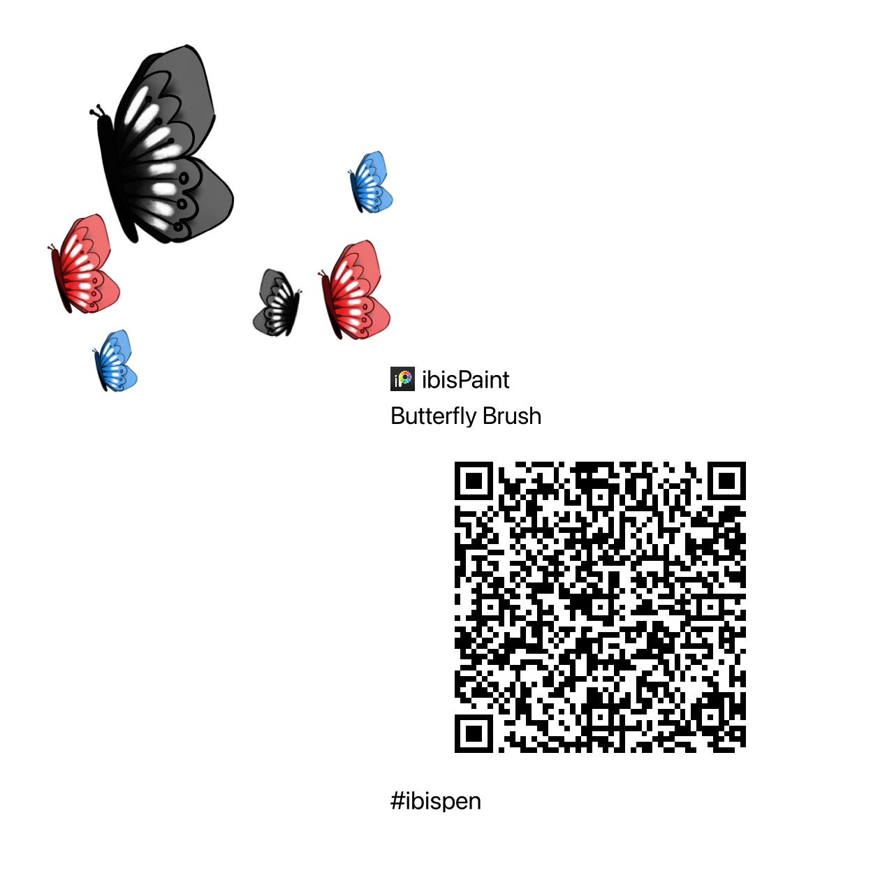 Butterfly Brush 1 - ibisPaint