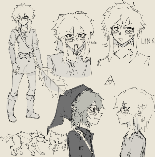 link sketches - ibisPaint