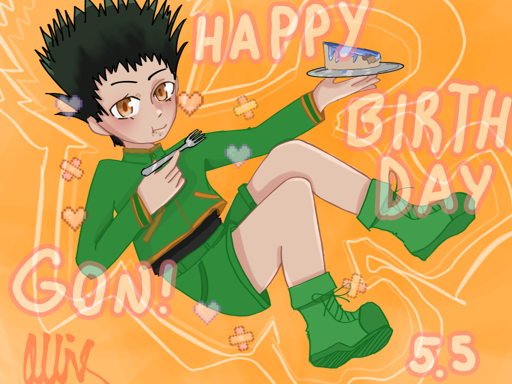 Gon Freecss 5.5 Birthday! - ibisPaint
