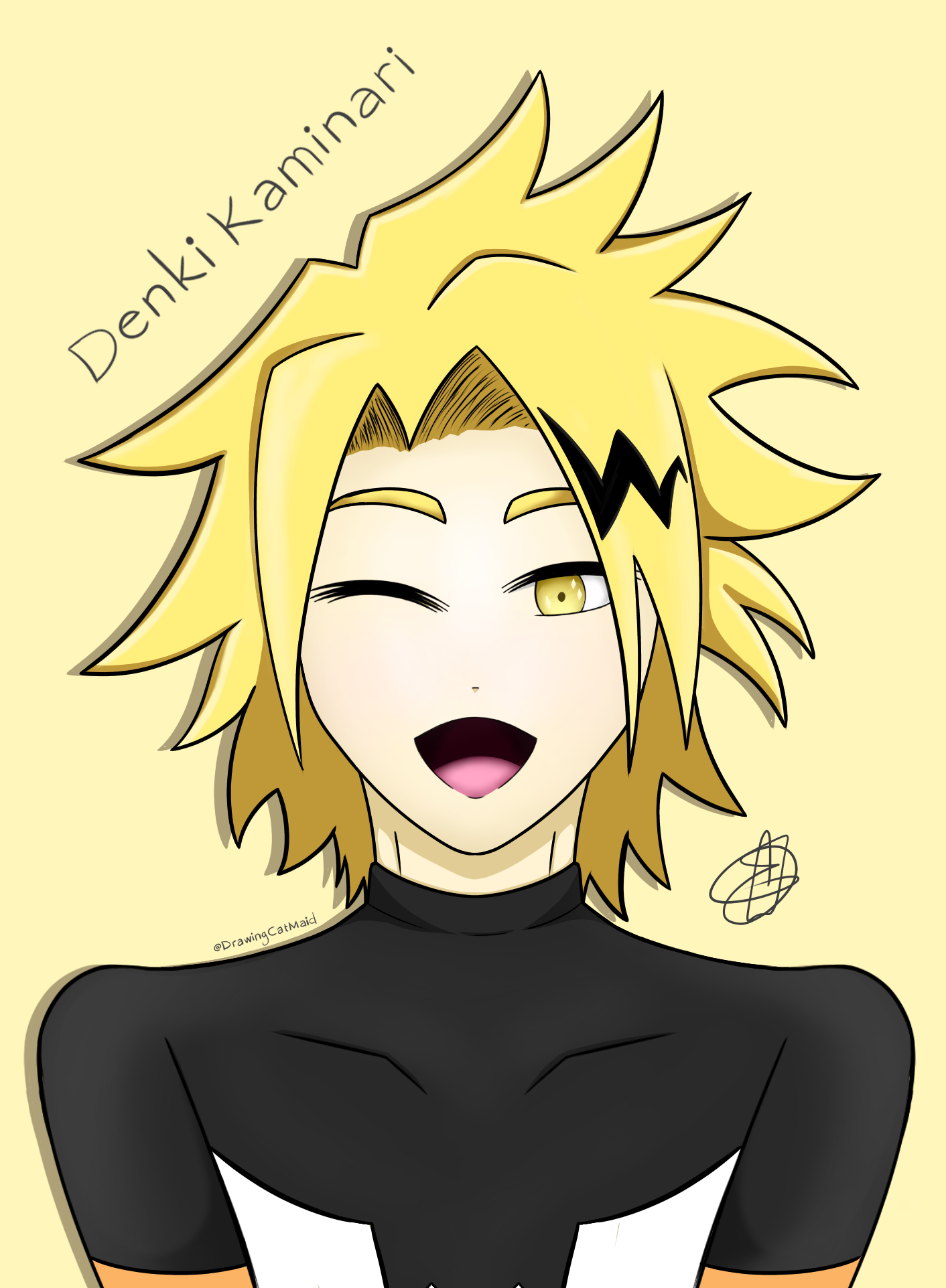 Denki Kaminari Drawing - ibisPaint