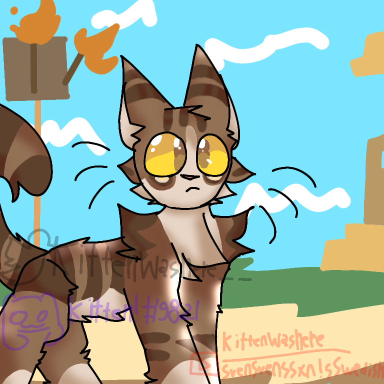 'Tabby Cat' aka minecraft cat variant 0 - ibisPaint